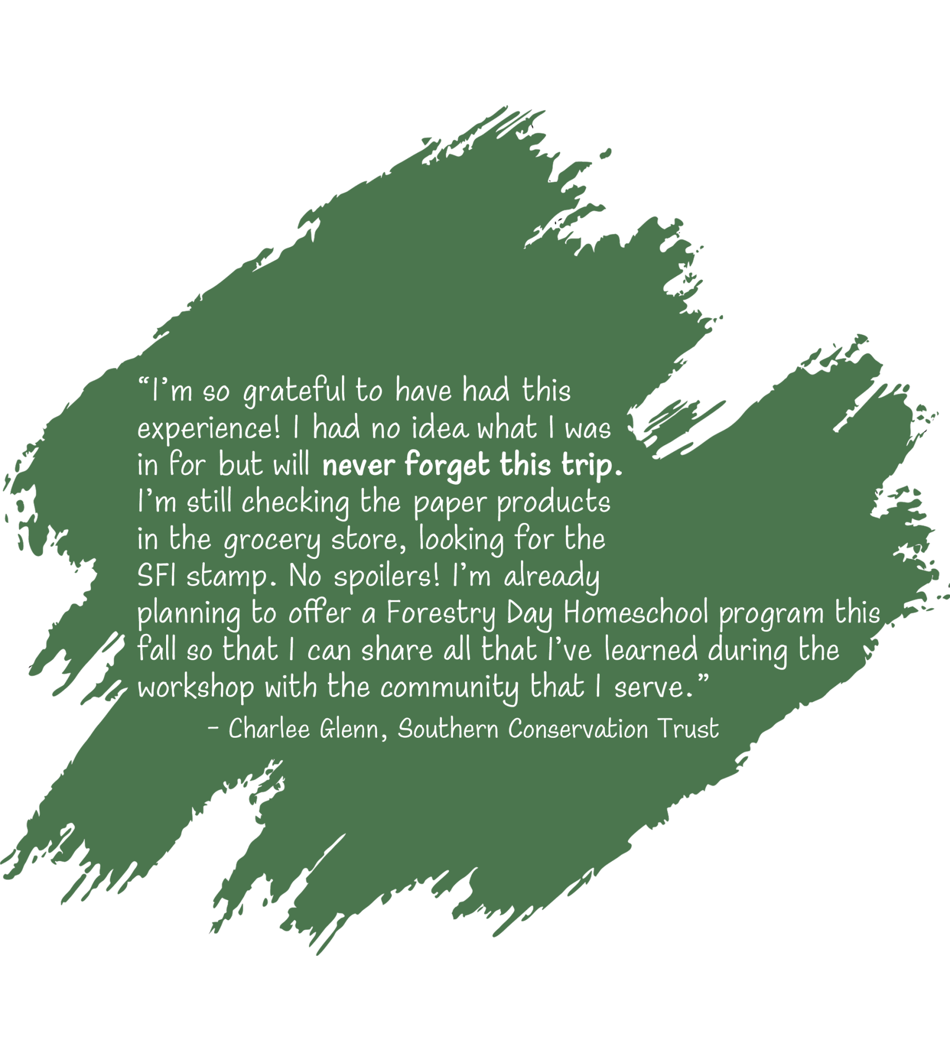 Testimonials - Georgia Teacher Conservation Workshop